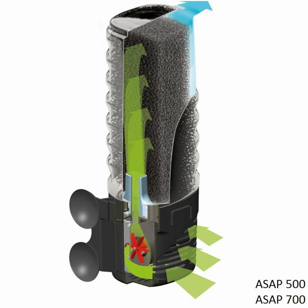 Filtre Interne ASAP 500 AQUAEL - pour Aquarium jusqu'à 150L – Bao Aquarium