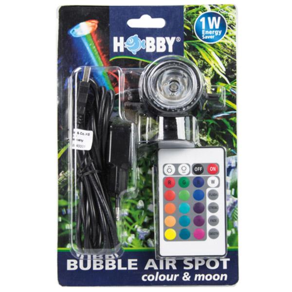 Bubble Air Spot Colour & Moon HOBBY - Spot LED multicolore et bleu sub
