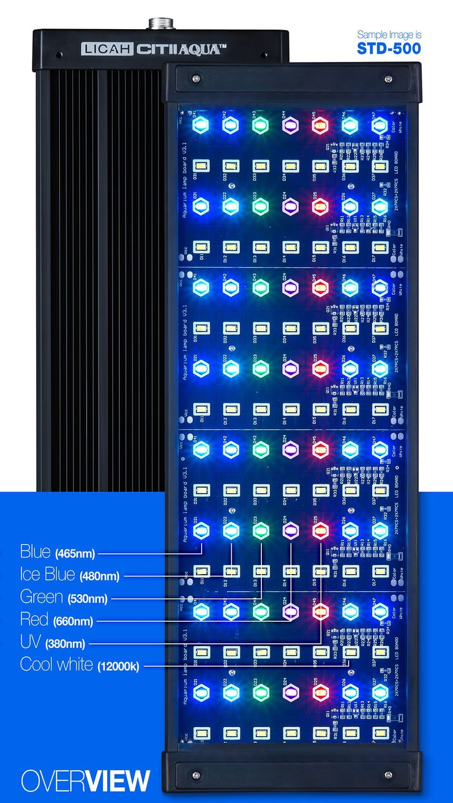 Rampe LED Récifal LICAH - STD-300